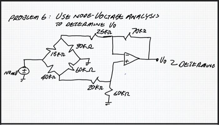 Solved use nodal analysis to find vout and sinulate the | Chegg.com