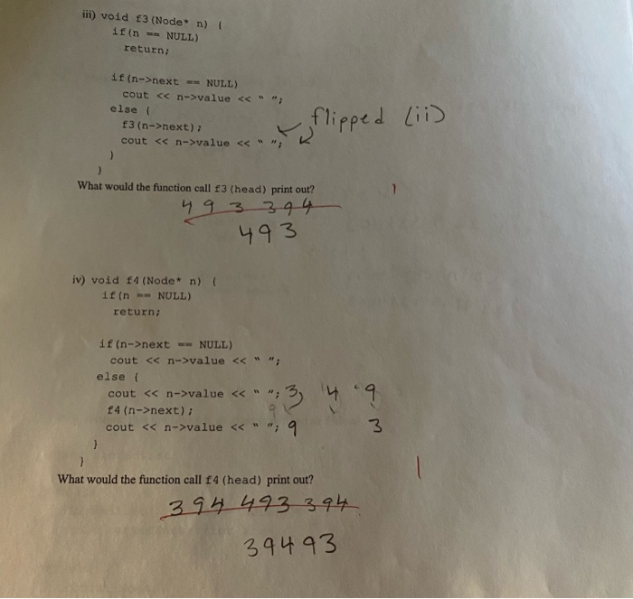Solved struct Node 1 int value: Node. next; head E ACNULL | Chegg.com
