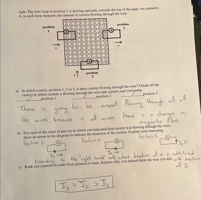Solved 8. Consider three wire loops moving with a constant | Chegg.com