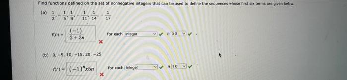 Solved Find Functions Defined On The Set Of Nonnegative