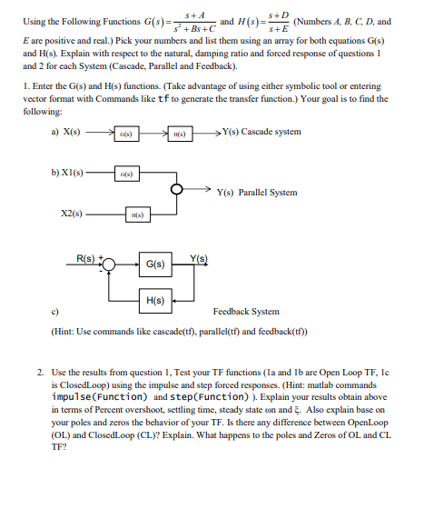 I need the answerf for the image. both 1 ﻿and 2 ﻿are | Chegg.com