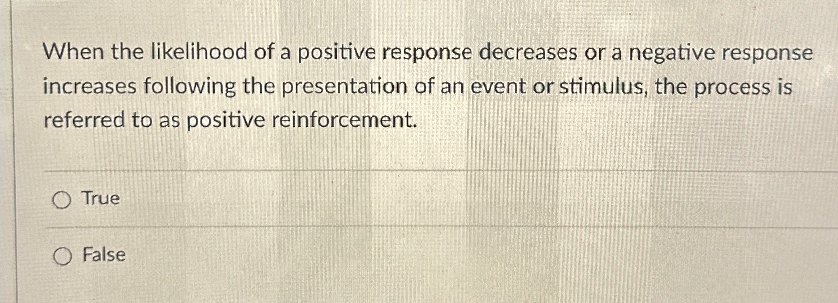 Solved When the likelihood of a positive response decreases | Chegg.com