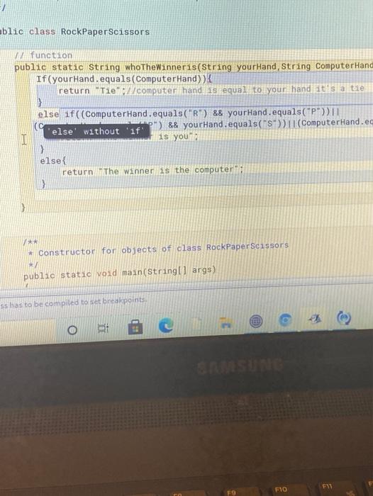 Solved 2 errors i have an else if but its giving an error | Chegg.com