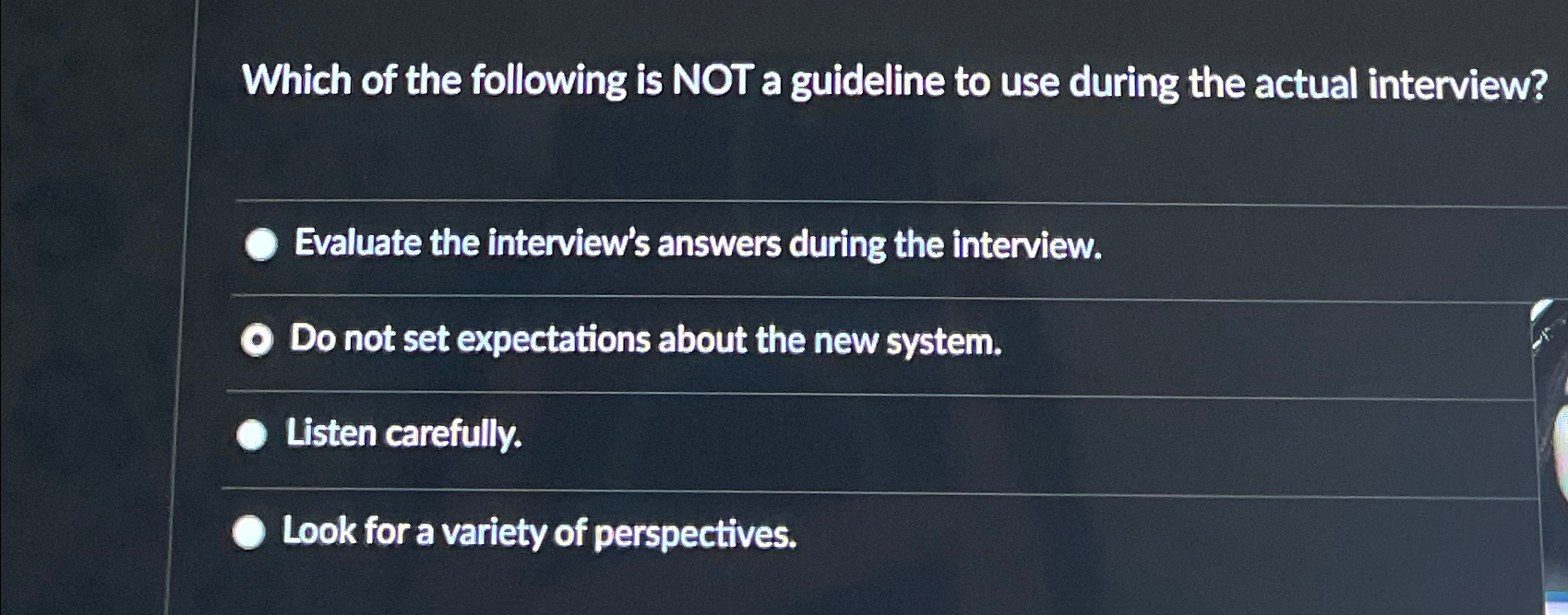 Solved Which of the following is NOT a guideline to use | Chegg.com
