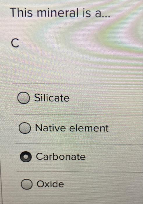 Solved This mineral is a... CuMg4+Mn2+4O8(OH)4 Carbonate | Chegg.com