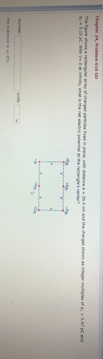 Solved Chapter 24, Problem 016 GO The figure shows a | Chegg.com