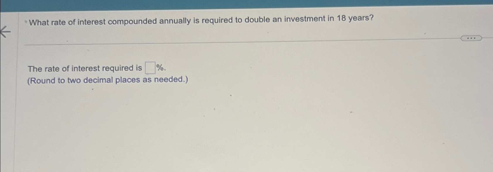 Solved What rate of interest compounded annually is required | Chegg.com