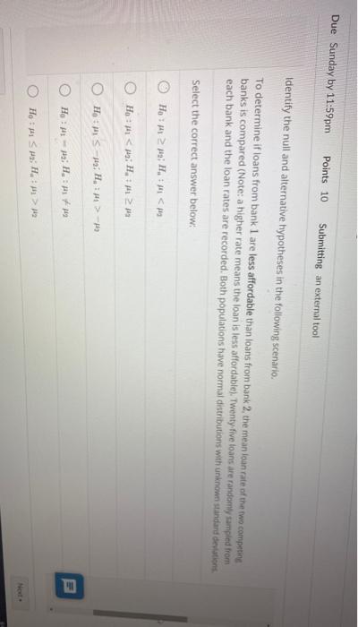 Solved Due Sunday by 11:59pm Points 10 Submitting an | Chegg.com