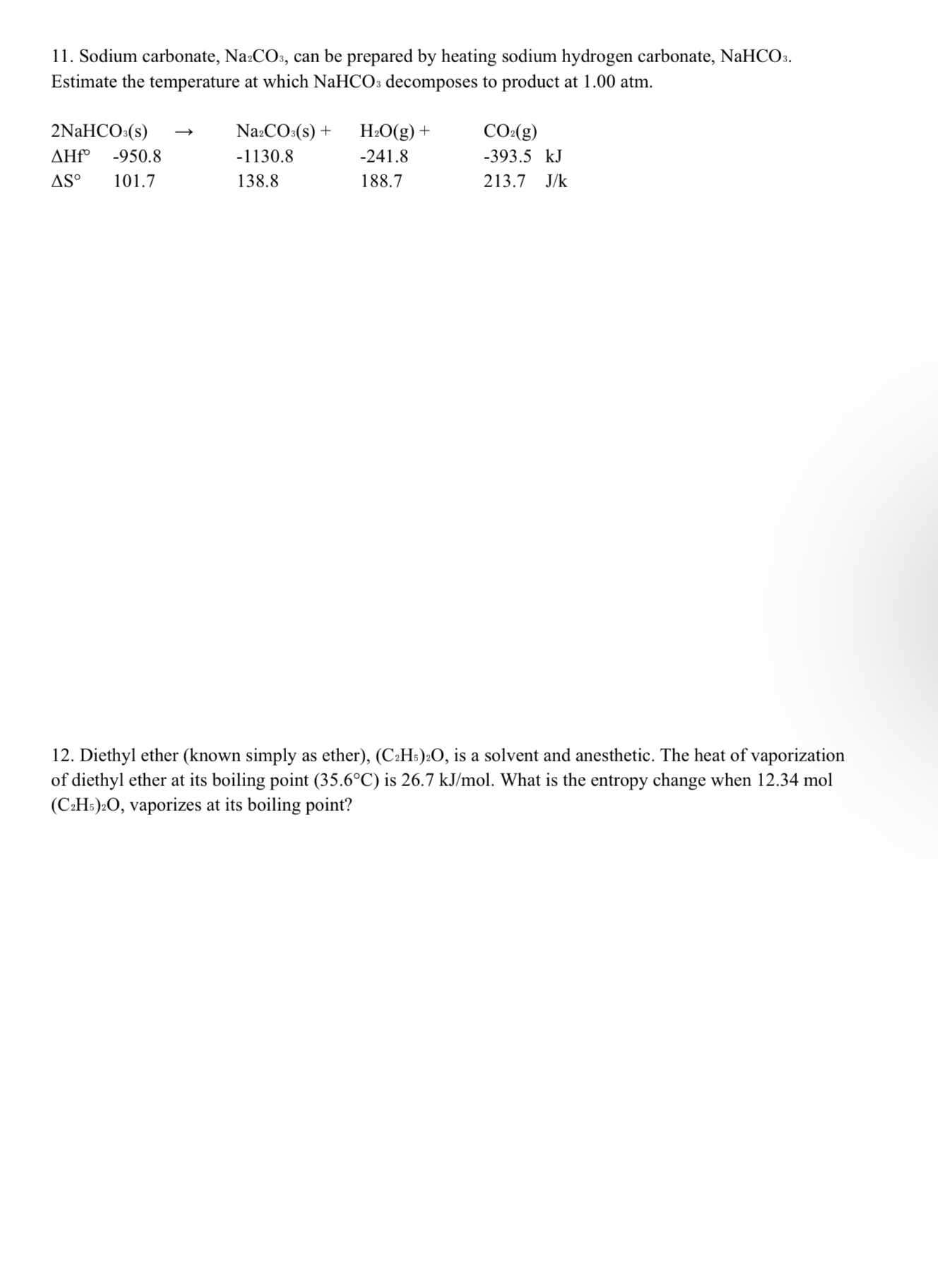 Solved Help me solve questions 11 ﻿and 12 ﻿step-by-step show | Chegg.com