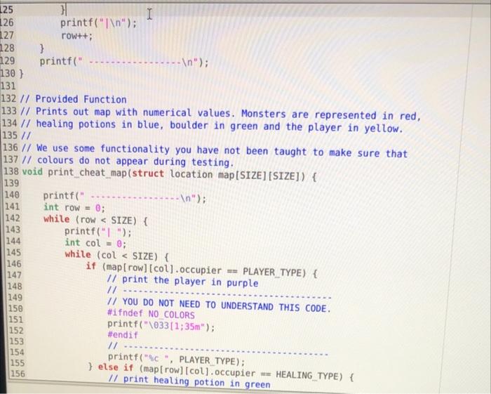 Solved CS Explorer CS Explorer is a 2D map game written in C | Chegg.com