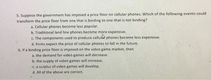 Solved can you please explain each of the scenarios at | Chegg.com