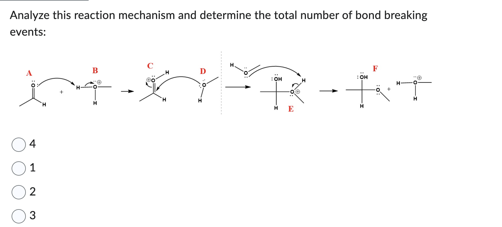 Solved Analyze this reaction mechanism and determine the | Chegg.com