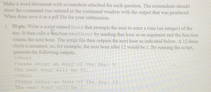 Solved Make a word document with screenshots attached for | Chegg.com