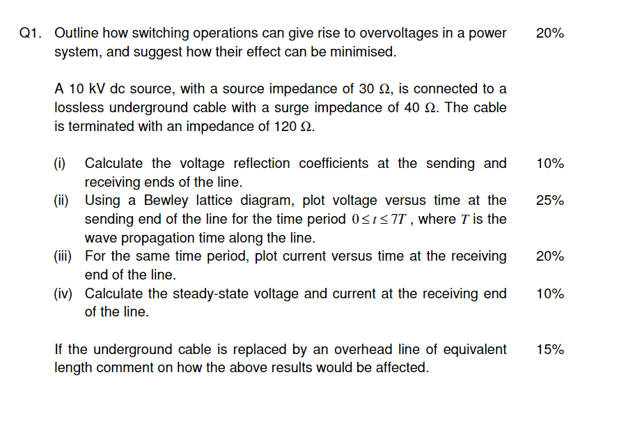 Solved Q1. ﻿Outline how switching operations can give rise | Chegg.com