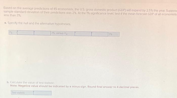 Solved Based on the average predictions of 45 economists, | Chegg.com