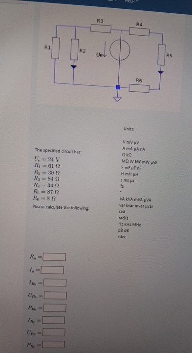 The specified circuit | Chegg.com