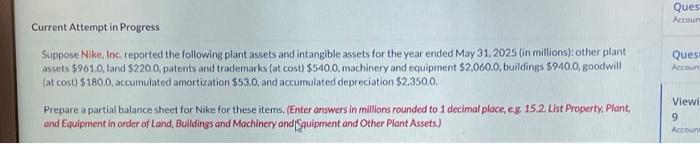 Solved Current Attempt in Progress Suppose Nike, Inc. | Chegg.com