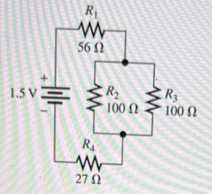 Solved Calculate the total resistance value as seen by the | Chegg.com