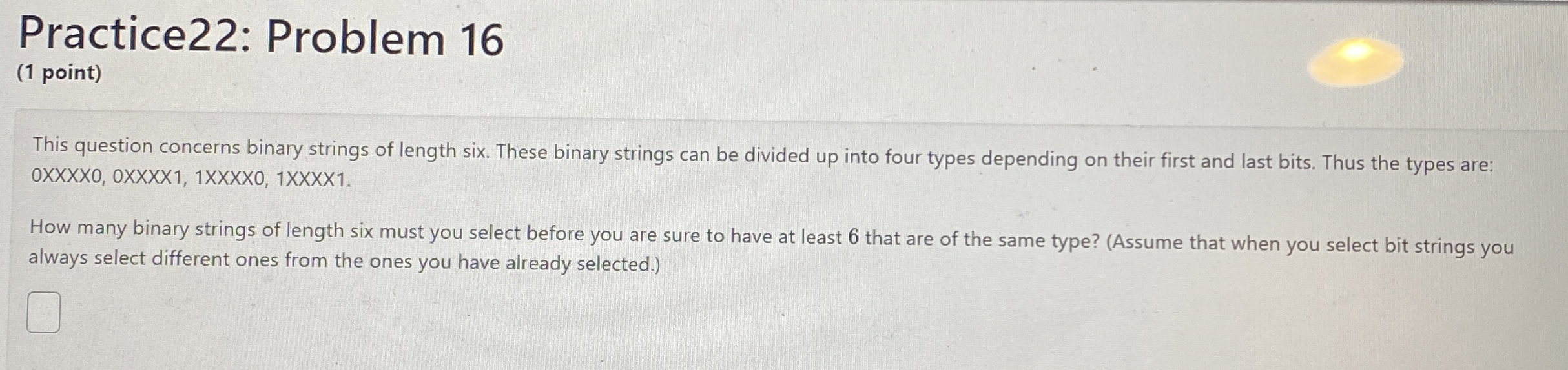 Solved Practice22: Problem 16(1 ﻿point)This question | Chegg.com