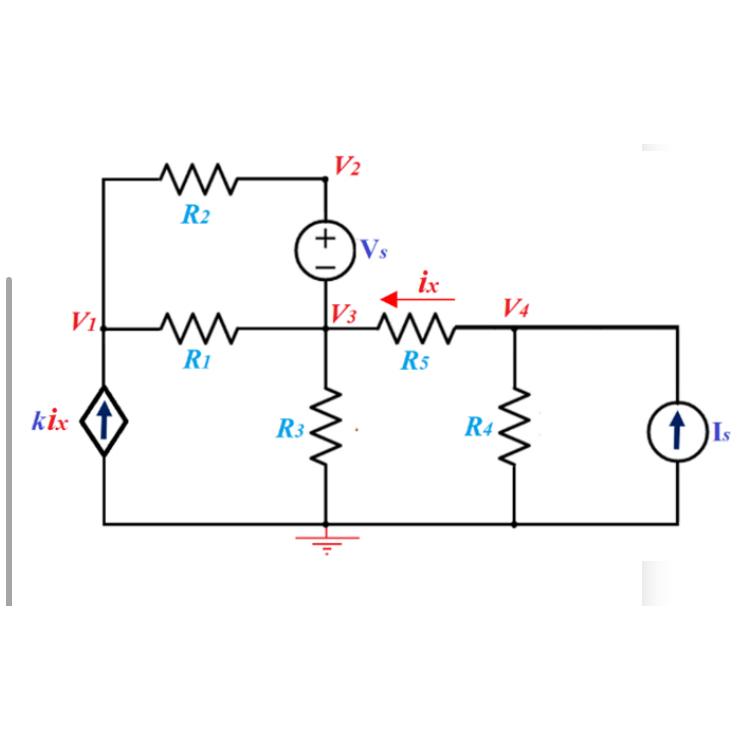 Solved 1 Using Nodal Analysis The Nodal Equation For Node