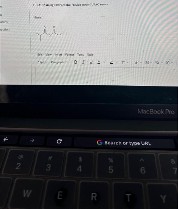 Solved IUPAC Naming Instructions. Provide proper IUPAC names | Chegg.com