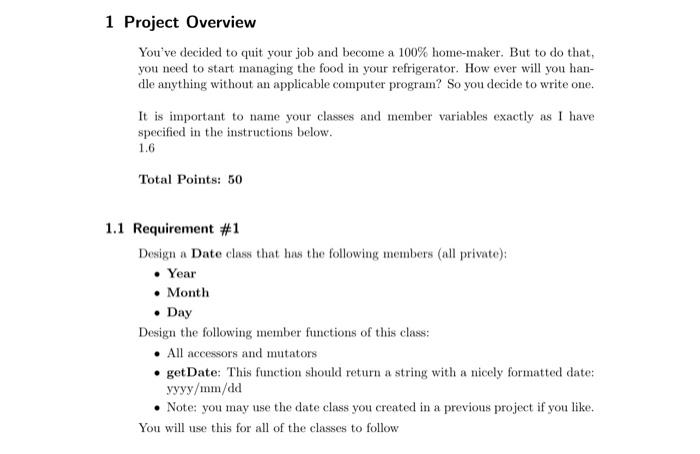 Solved Project Overview You've decided to quit your job and | Chegg.com