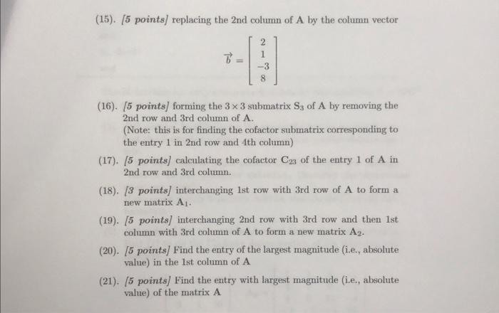 Solved 1. Three matrices are given as follows: 5 4 2 1 1 4 2 | Chegg.com