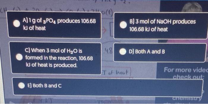 Solved consider the enthalpy with a change for the following | Chegg.com