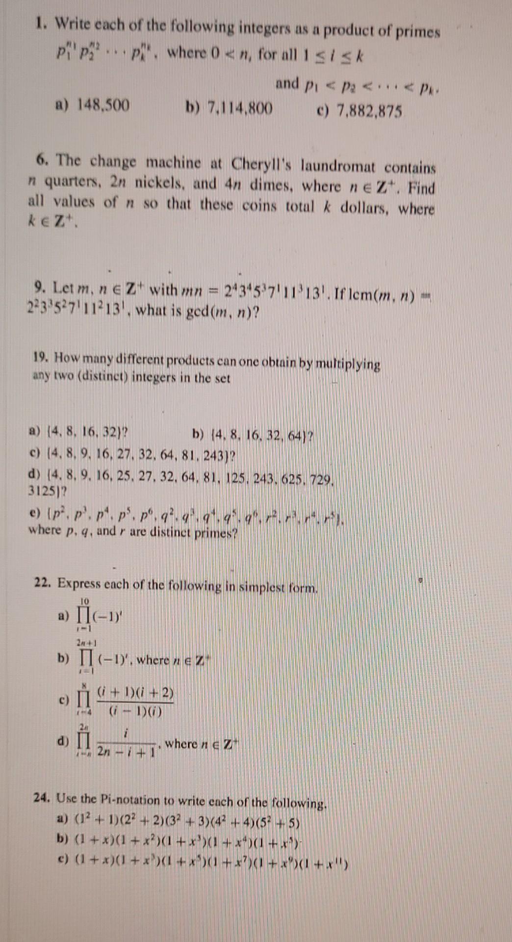 Solved 4. For a, b, n e Z. prove that gcd(na, nb) = n ged(a, | Chegg.com
