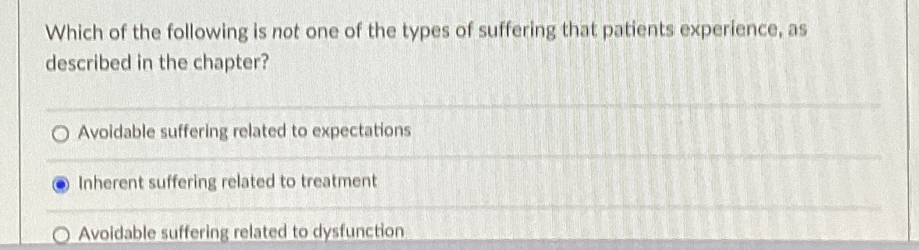 Solved Which of the following is not one of the types of | Chegg.com