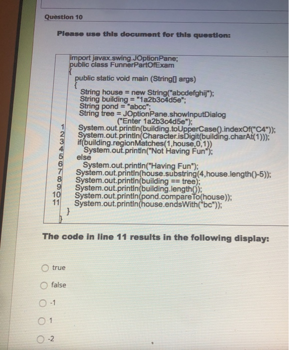 Solved Question 10 Please use this document for this | Chegg.com