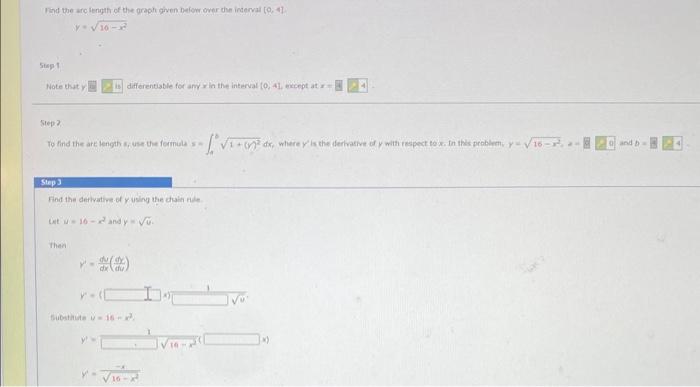 Solved had the arc iength of the gragh given befow over die | Chegg.com