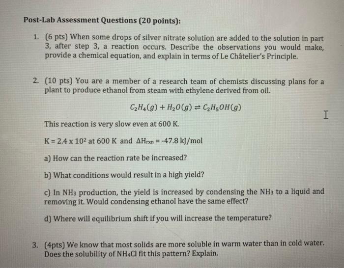 Solved ost-Lab Assessment Questions (20 points): 1. ( 6 pts) | Chegg.com