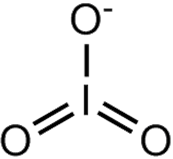 Solved According to my book, the 3D struture of iodate anion | Chegg.com