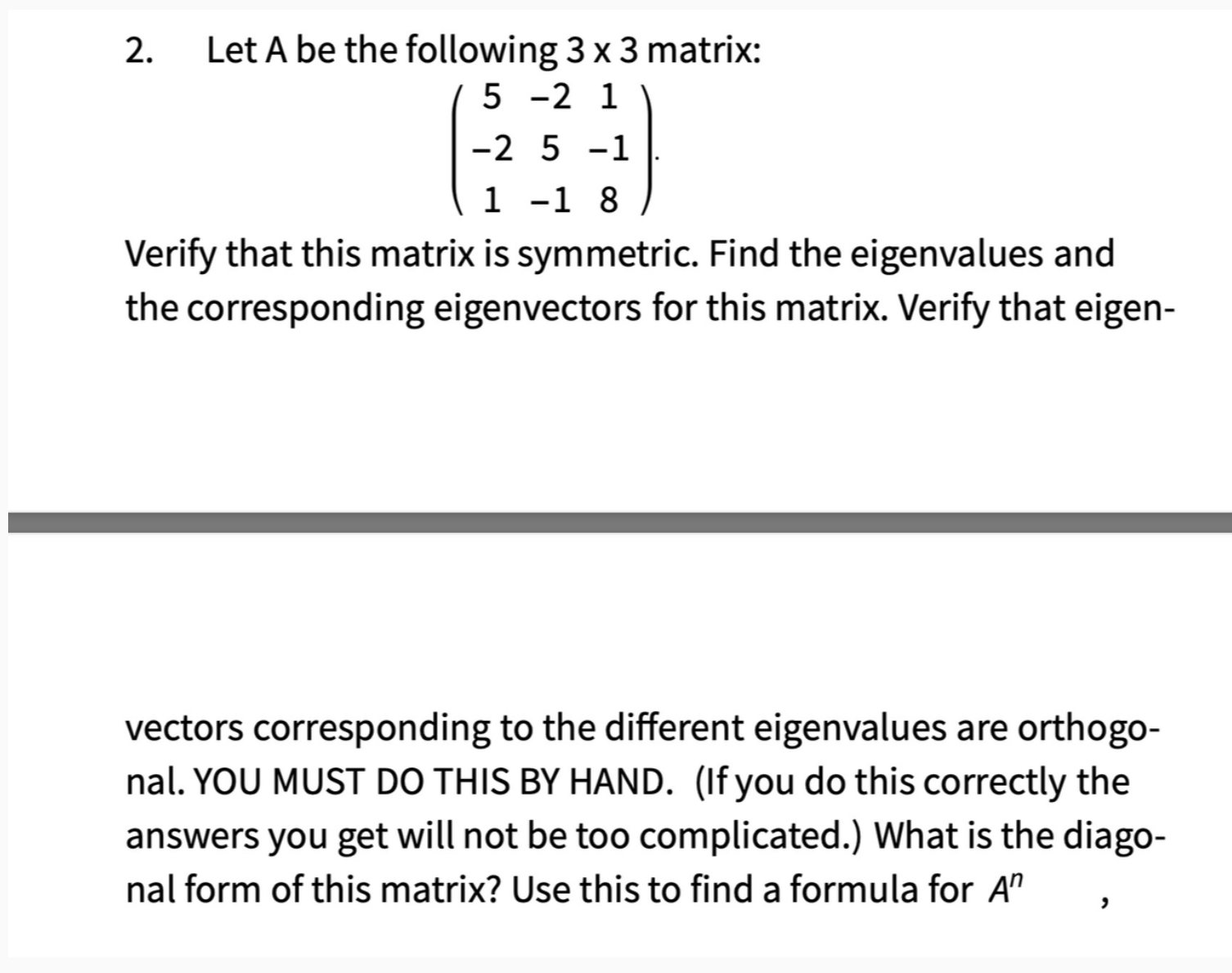 Solved Please solve full problem, I am very confused. | Chegg.com