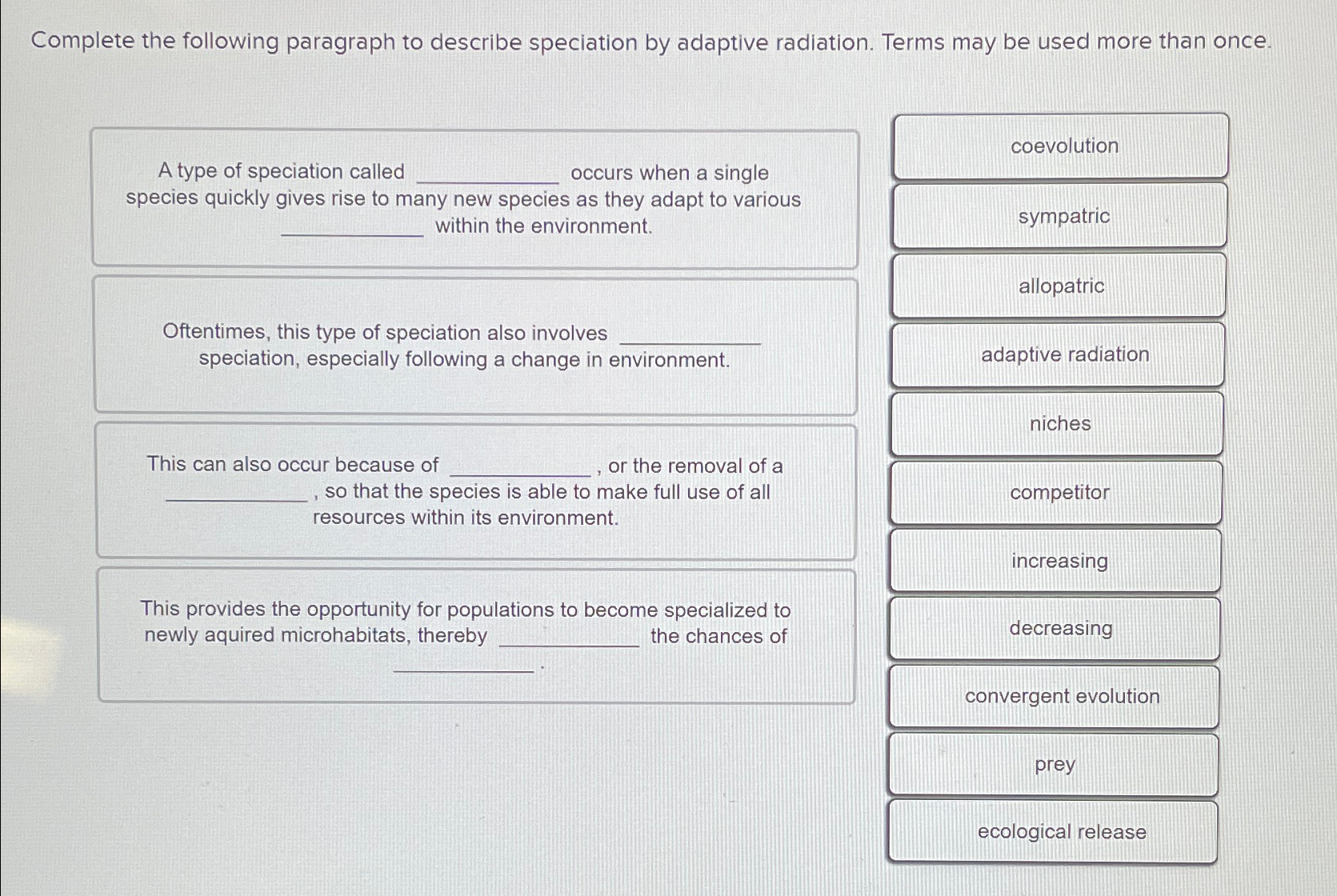Solved Complete the following paragraph to describe | Chegg.com