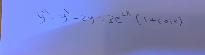 Solved y"_yl-2y =382X (1+cosx) For the same Reynolds | Chegg.com