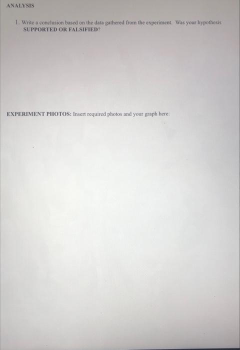 Biology - LAB I TOILET PAPER STRENGTH (An | Chegg.com