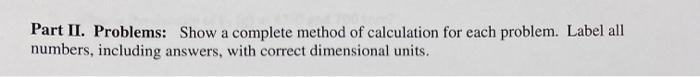 Solved Part II. Problems: Show a complete method of | Chegg.com