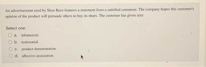 Solved oreate successful advertisements for interactive | Chegg.com