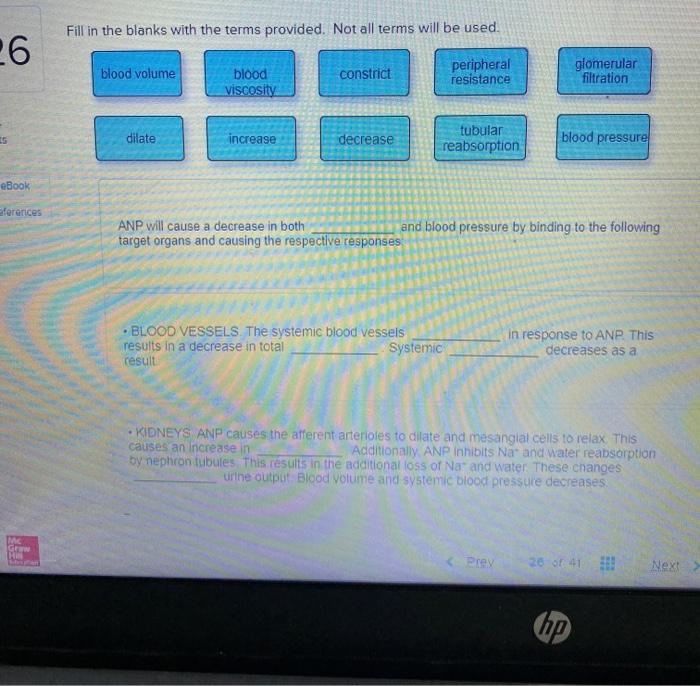 Solved Fill in the blanks with the terms provided. Not all | Chegg.com