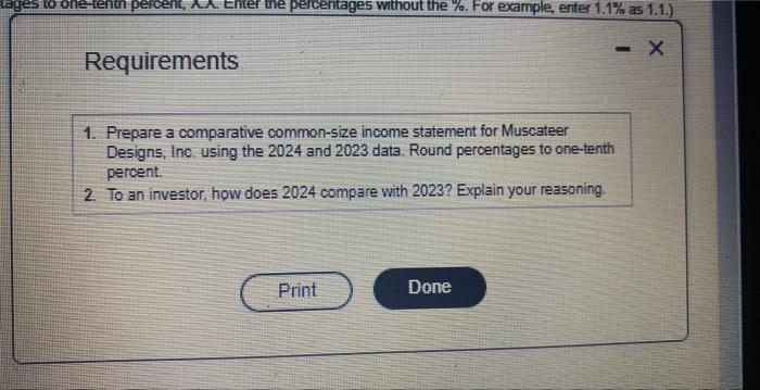 Solved Requirements Data table pectert. Data | Chegg.com