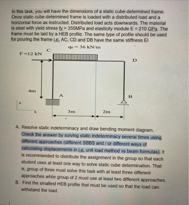 In this task, you will have the dimensions of a | Chegg.com