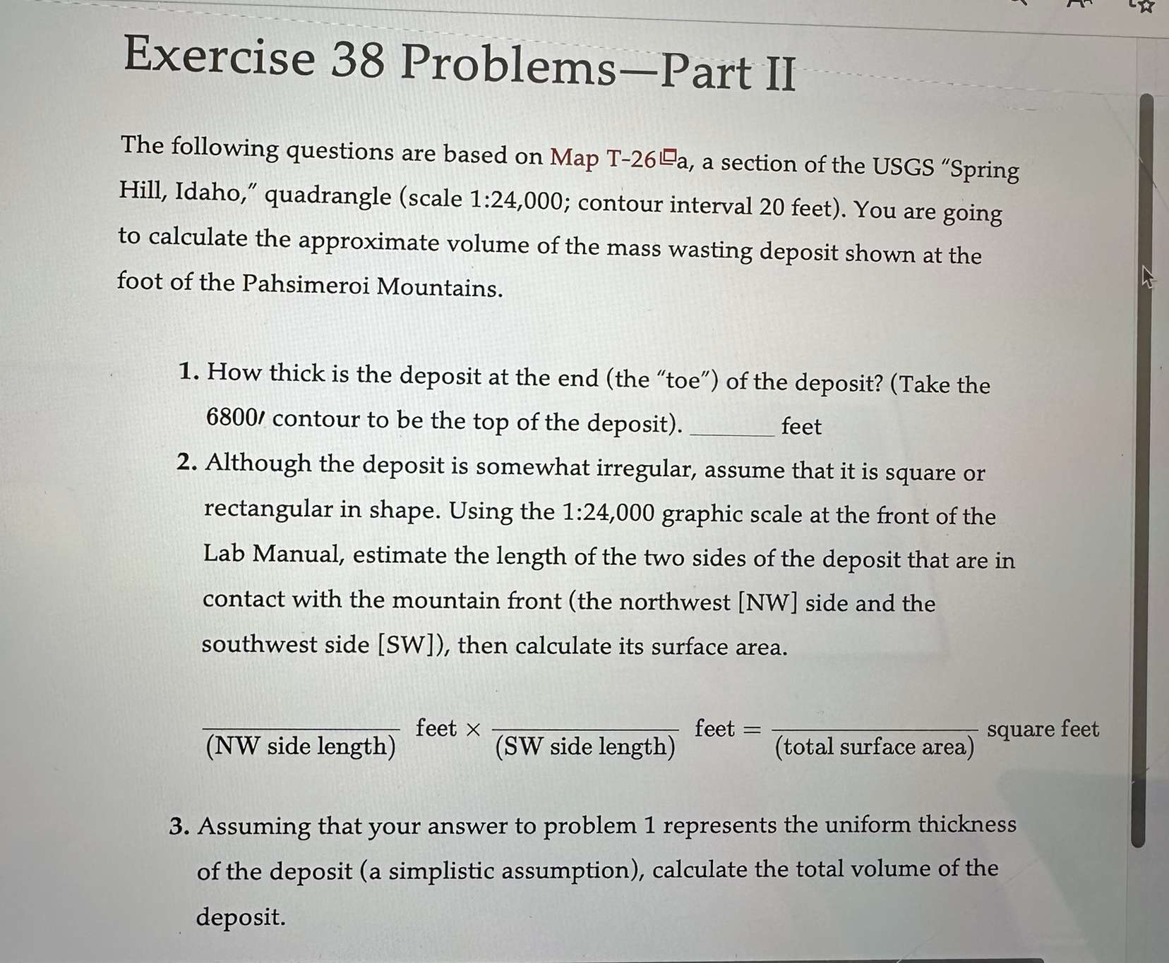 Solved Exercise 38 ﻿Problems-Part IIThe following questions | Chegg.com
