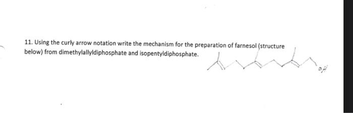 Solved 10. Using the curly arrow notation give the full | Chegg.com