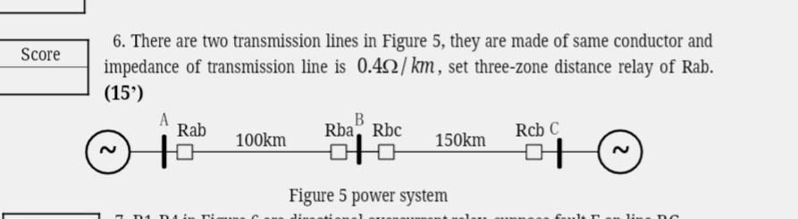 Solved 6. There are two transmission lines in Figure 5 , | Chegg.com