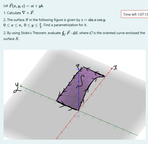 Solved Let vec(F)(x,y,z)=zi+yk.Calculate grad×vec(F).The | Chegg.com