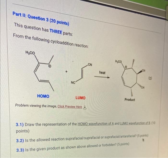Solved Part II: Question 3 ( 20 points) This question has | Chegg.com Solved Part II: Question 3 ( 20 points) This question has | Chegg.com