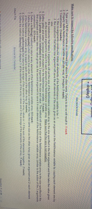 Solved Array - values: into + Array() + Array(values: intſ) | Chegg.com