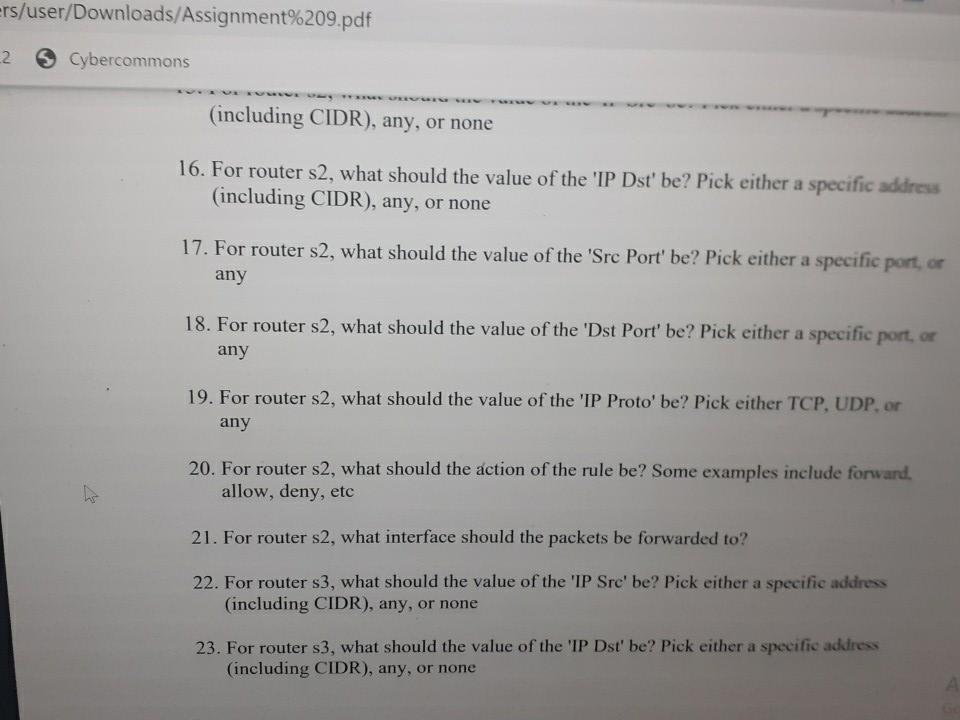 Solved Q2. Consider the 4-router network shown below, where | Chegg.com